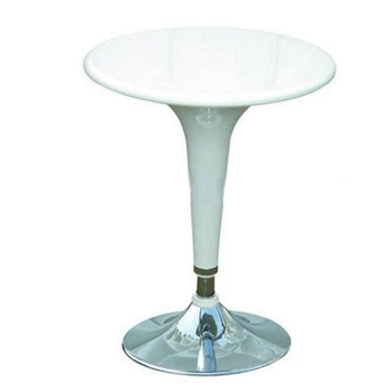 Alquiler de Mesas Altas: Mesa regulable PVC Blanca